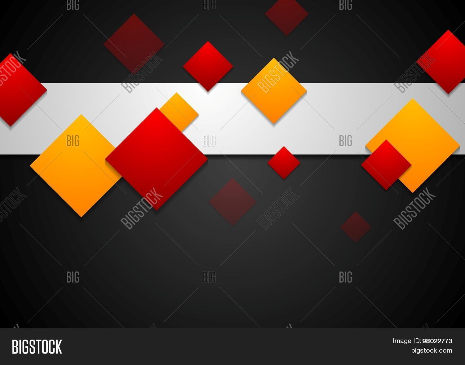 Red Orange Geometric Vector & Photo (Free Trial) | Bigstock