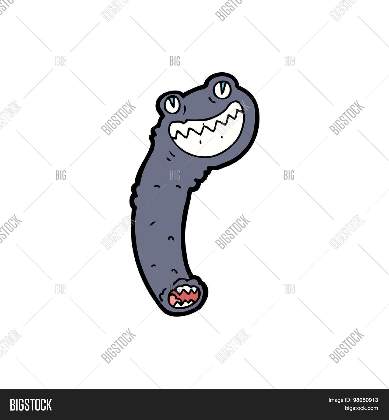 Cartoon Leech Vector & Photo (Free Trial) | Bigstock