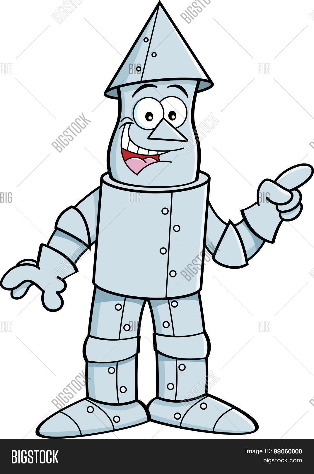 Cartoon Tin Man Vector & Photo (Free Trial) | Bigstock