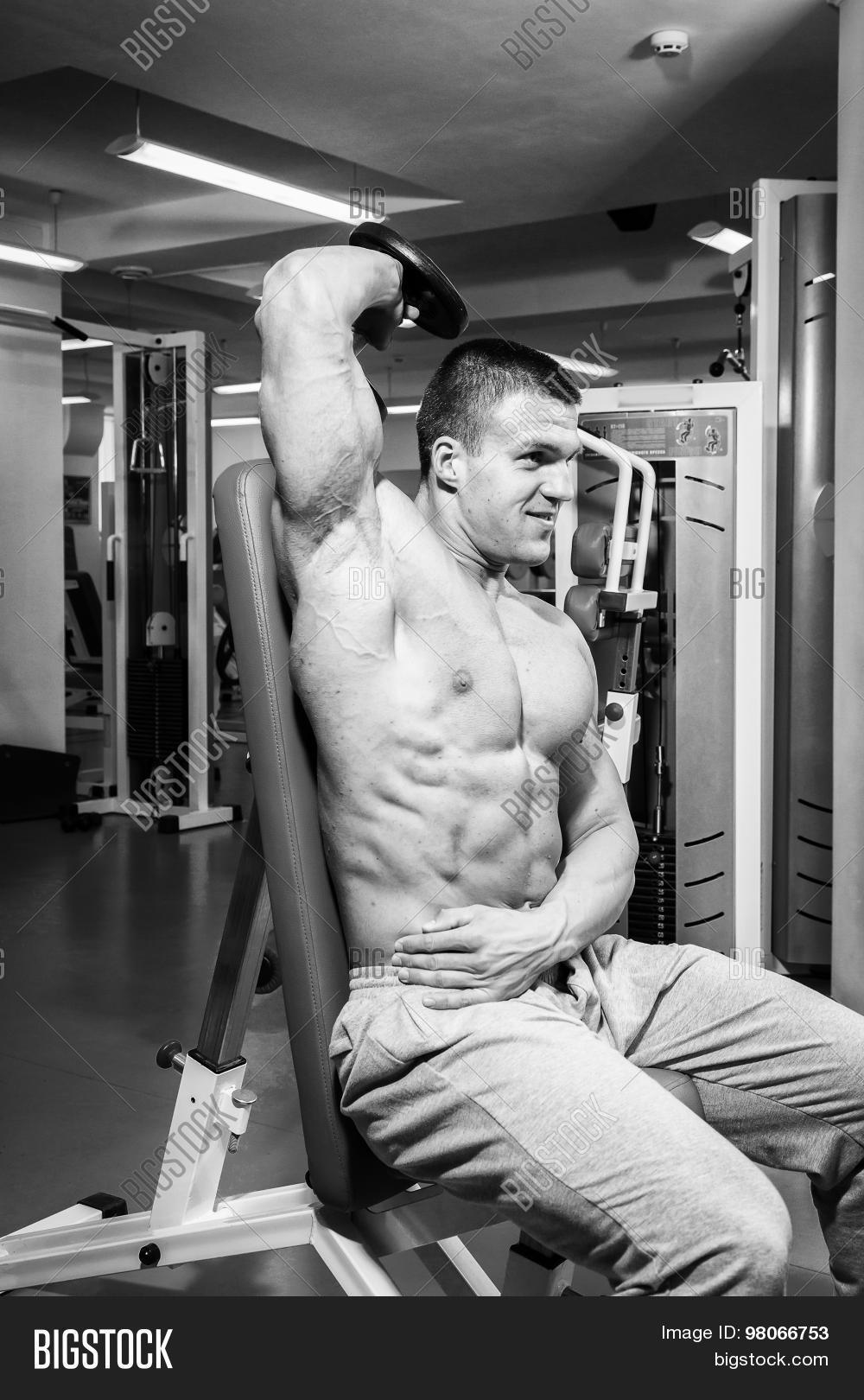 Muscular Man Working Image & Photo (Free Trial) | Bigstock