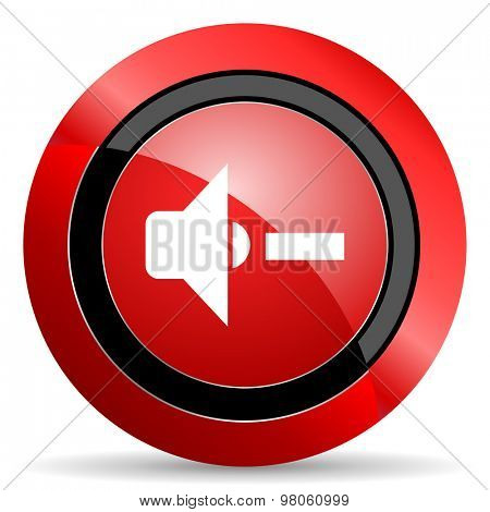 Speaker Volume Red Image & Photo (Free Trial) | Bigstock
