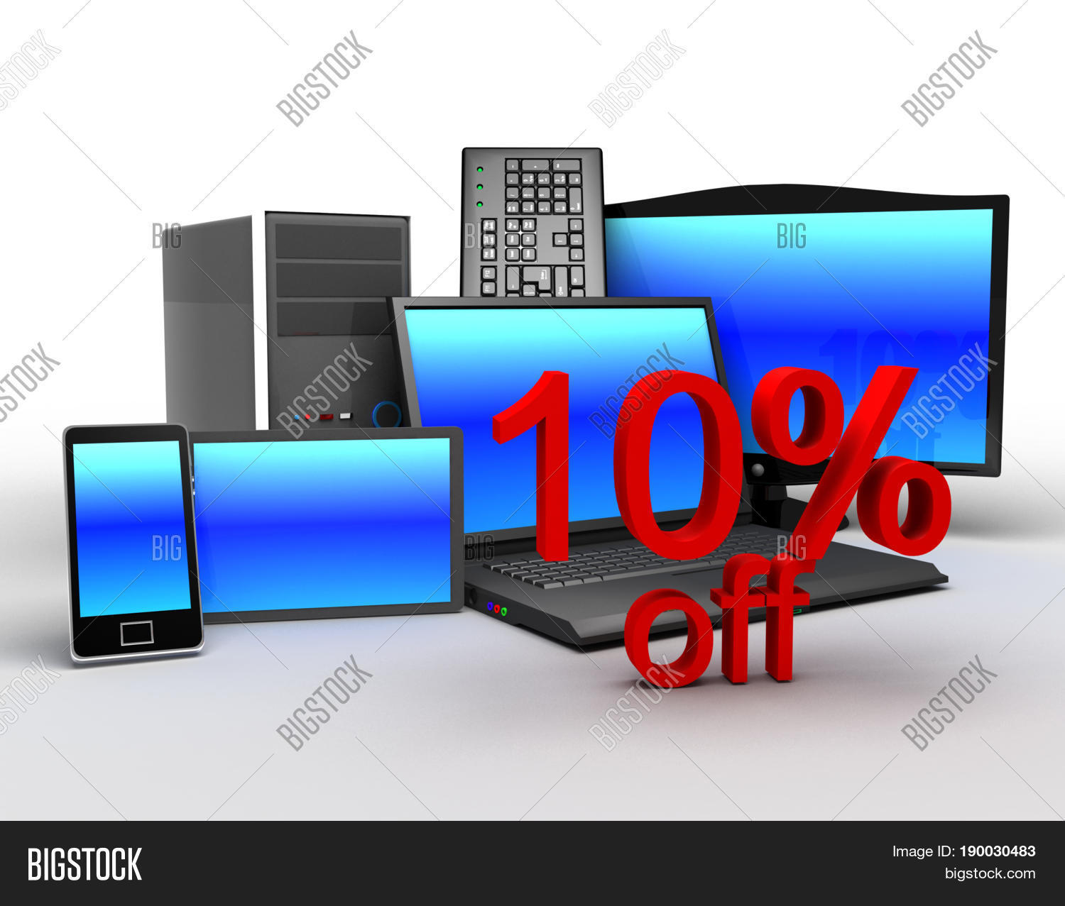 3d Electronics Concept Image & Photo (Free Trial) | Bigstock