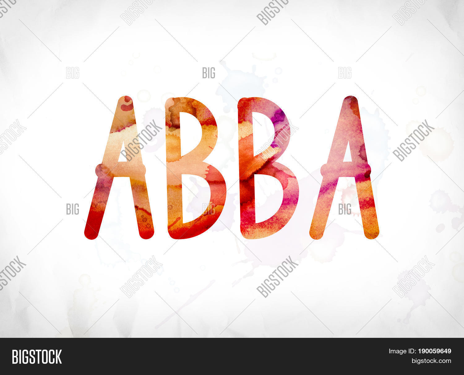 Abba Concept Painted Image & Photo (Free Trial) | Bigstock