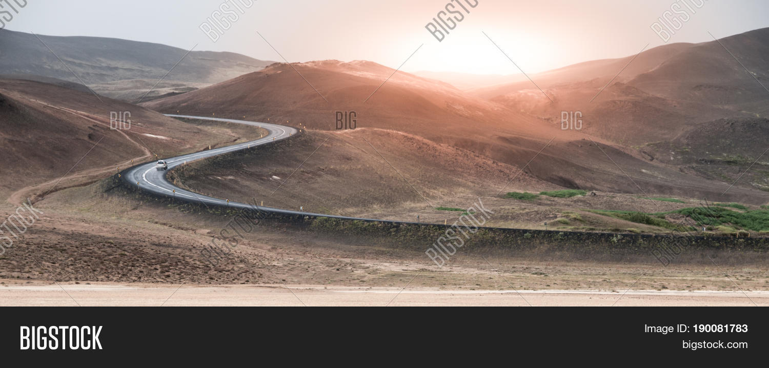 S-curved Asphalt Road Image & Photo (Free Trial) | Bigstock