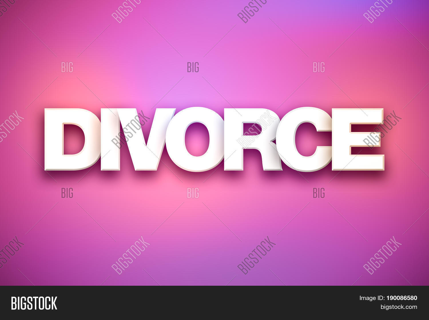 Divorce Theme Word Art Image & Photo (Free Trial) | Bigstock