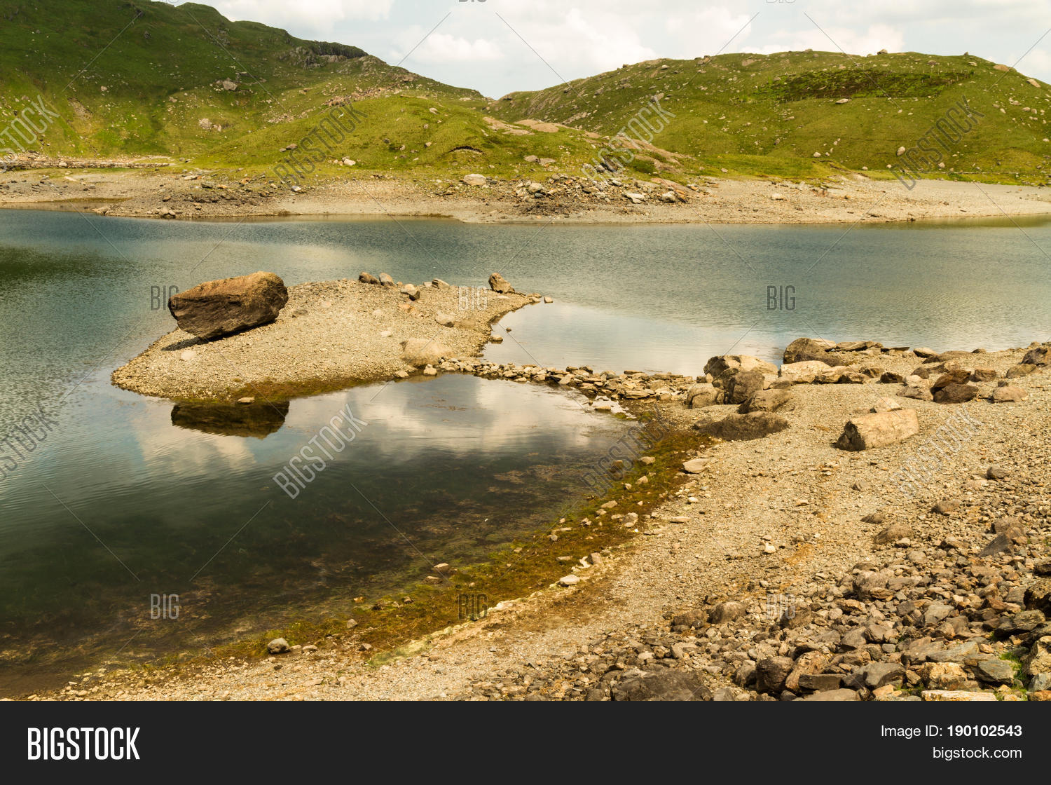 Llyn Llydaw Lake On Image & Photo (Free Trial) | Bigstock