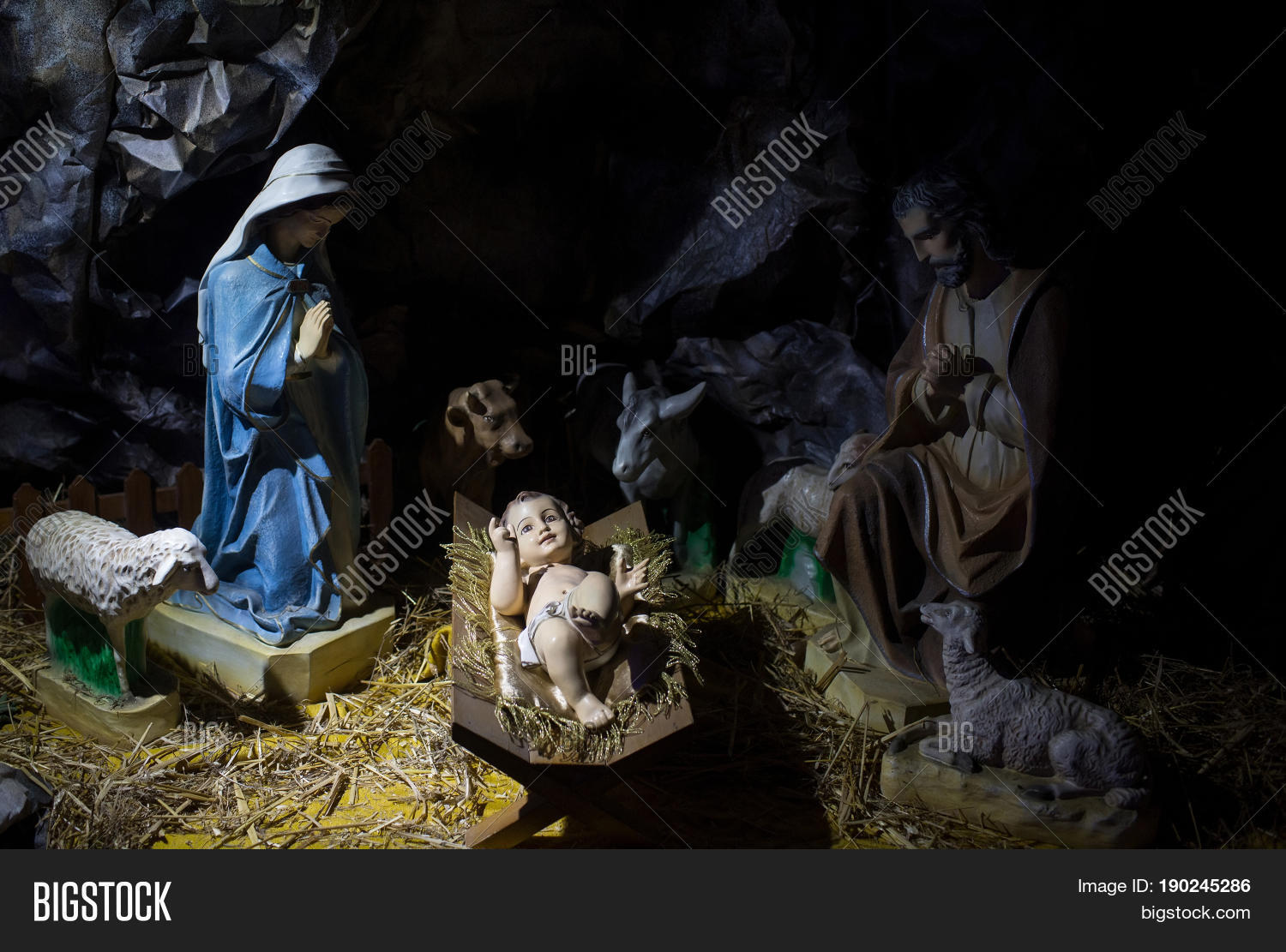 Nativity Scene. Child Image & Photo (Free Trial) | Bigstock