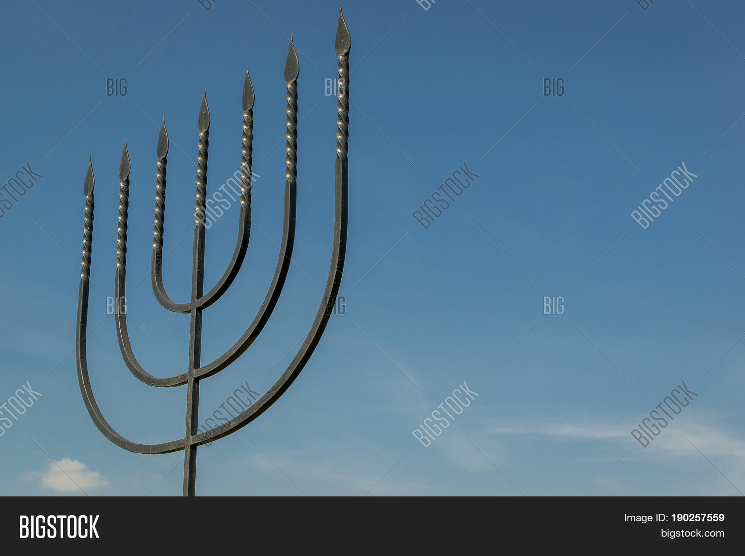 Menorah Symbol Judaism Image & Photo (Free Trial) | Bigstock