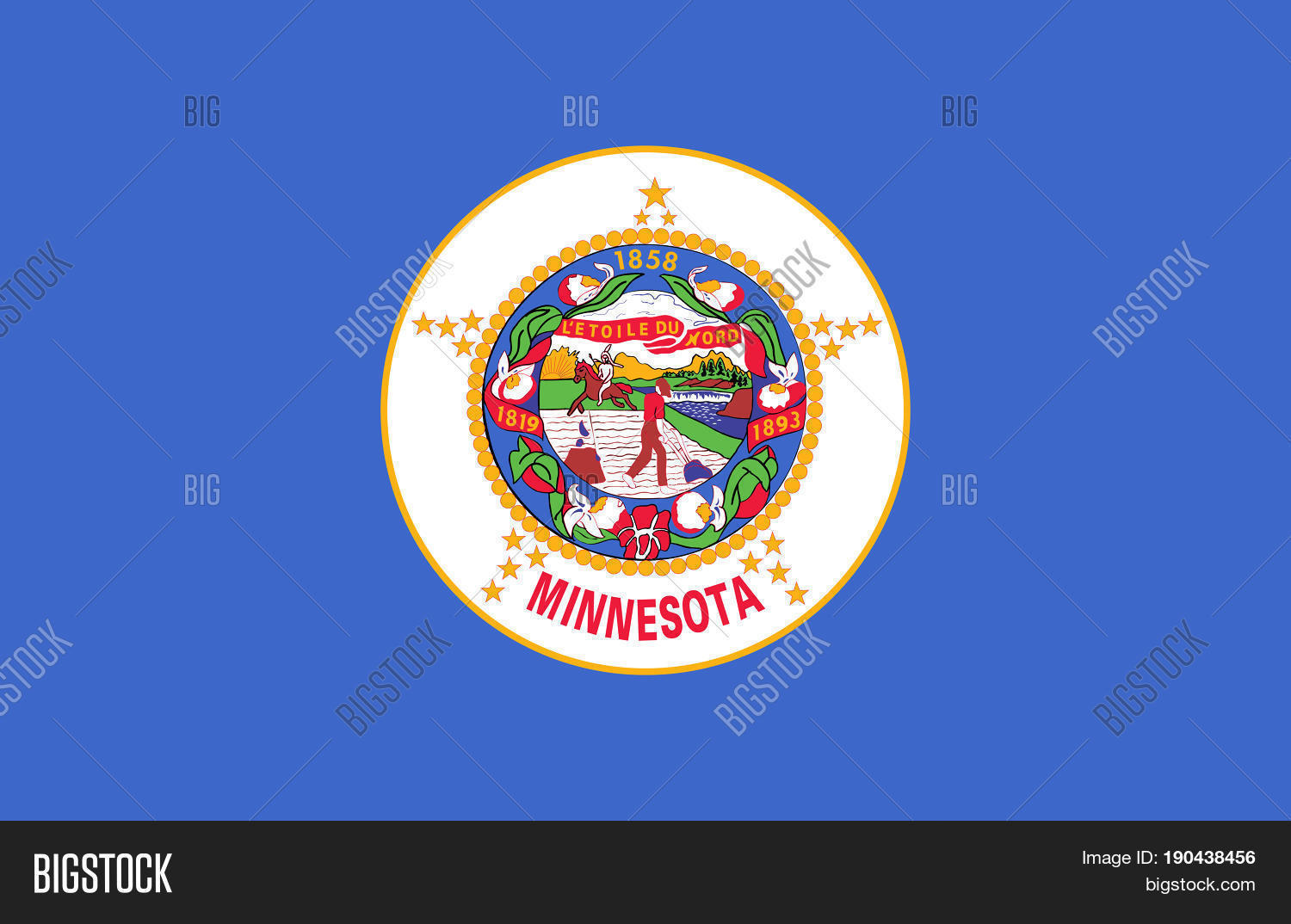 Flag Minnesota Image & Photo (Free Trial) | Bigstock