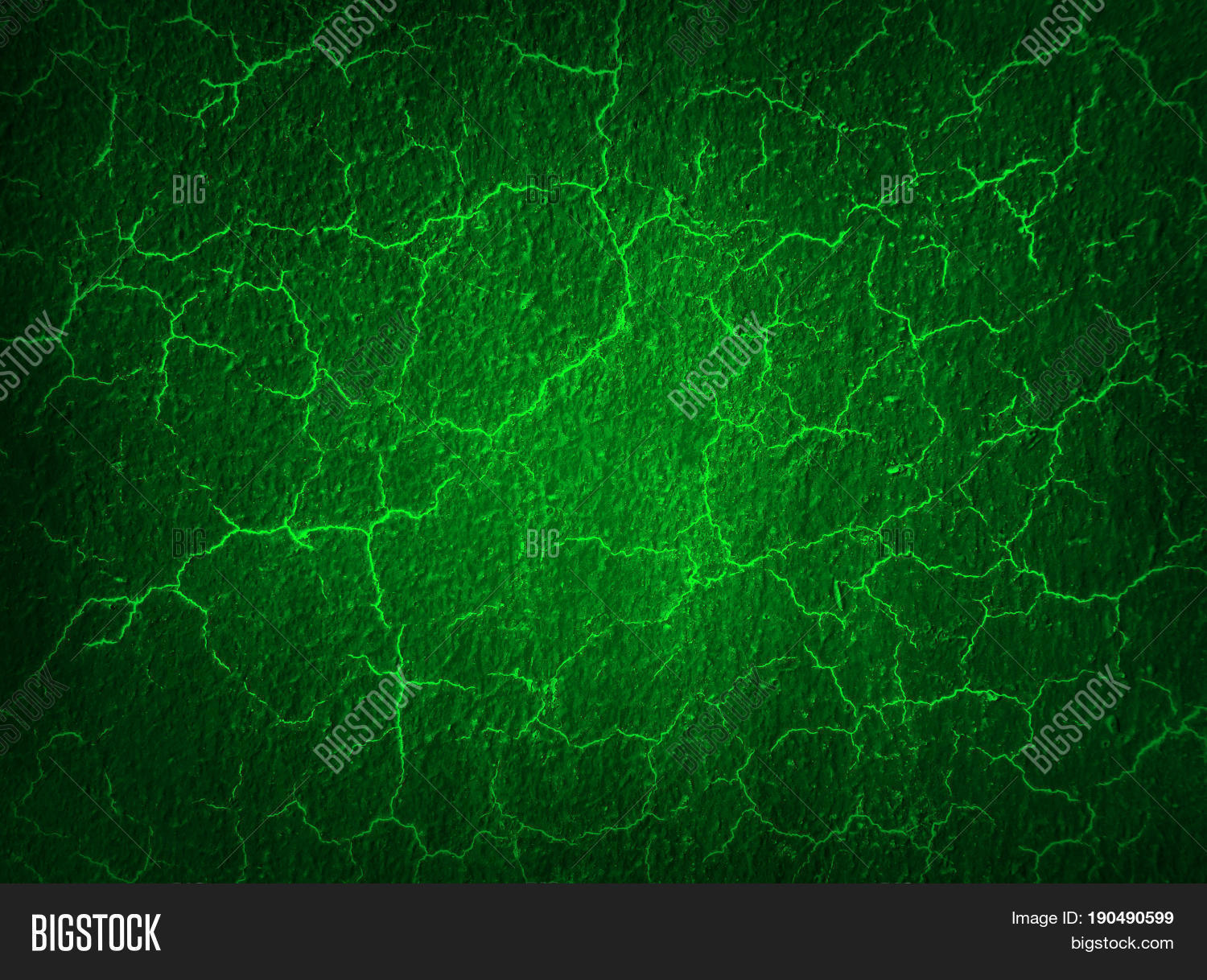 Green Crack Ground Mud Image & Photo (Free Trial) | Bigstock