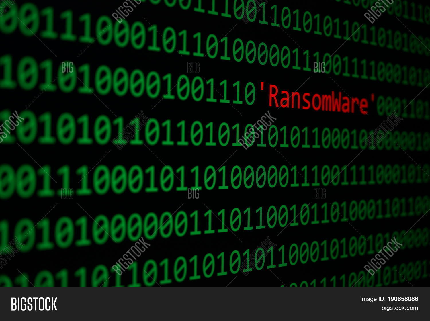 Ransomware Binary Code Image & Photo (Free Trial) | Bigstock