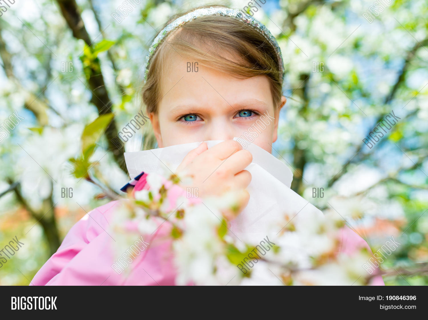 Allergy. Little Girl Image & Photo (Free Trial) | Bigstock