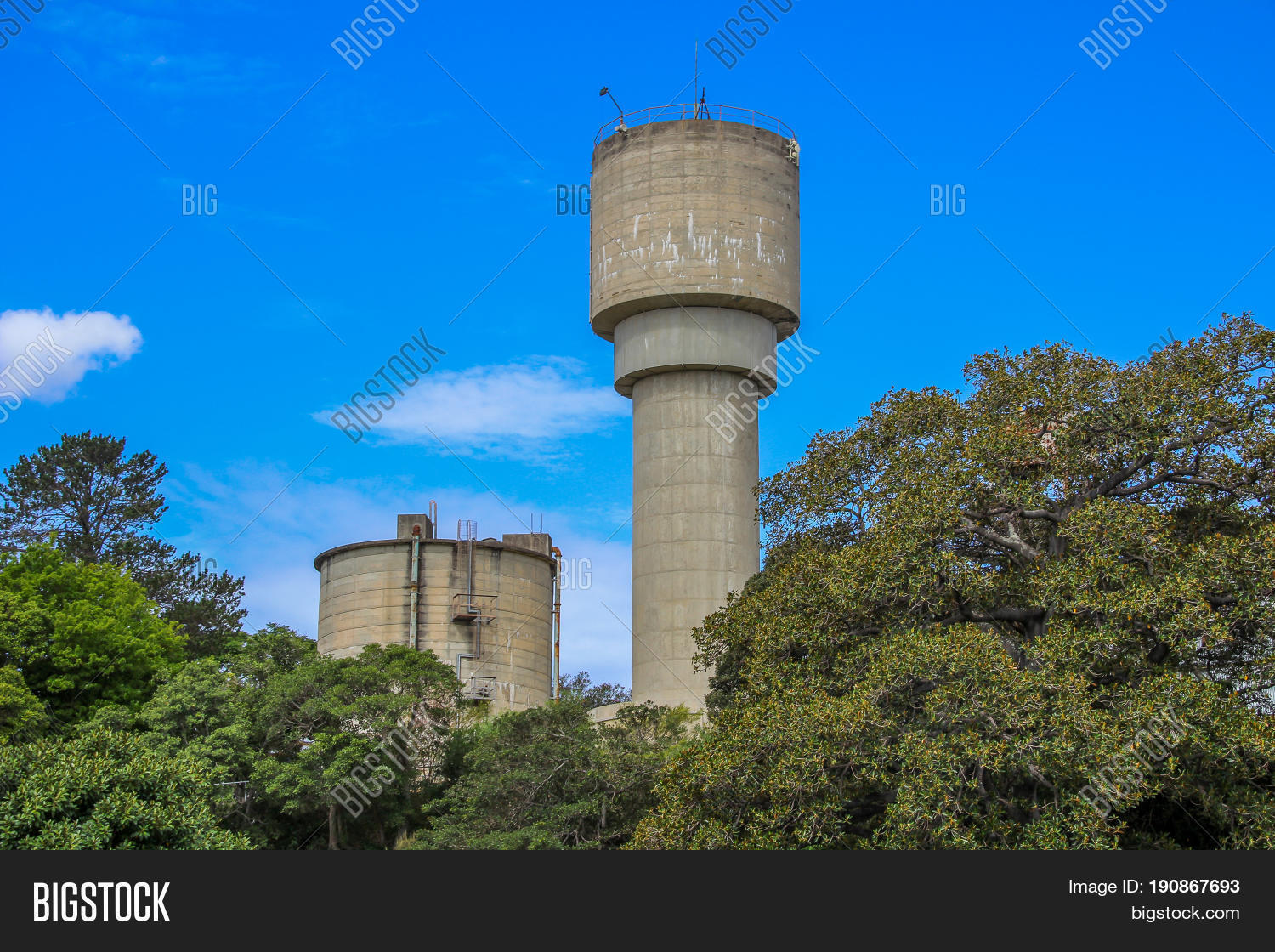 Old Water Tower Image & Photo (Free Trial) | Bigstock