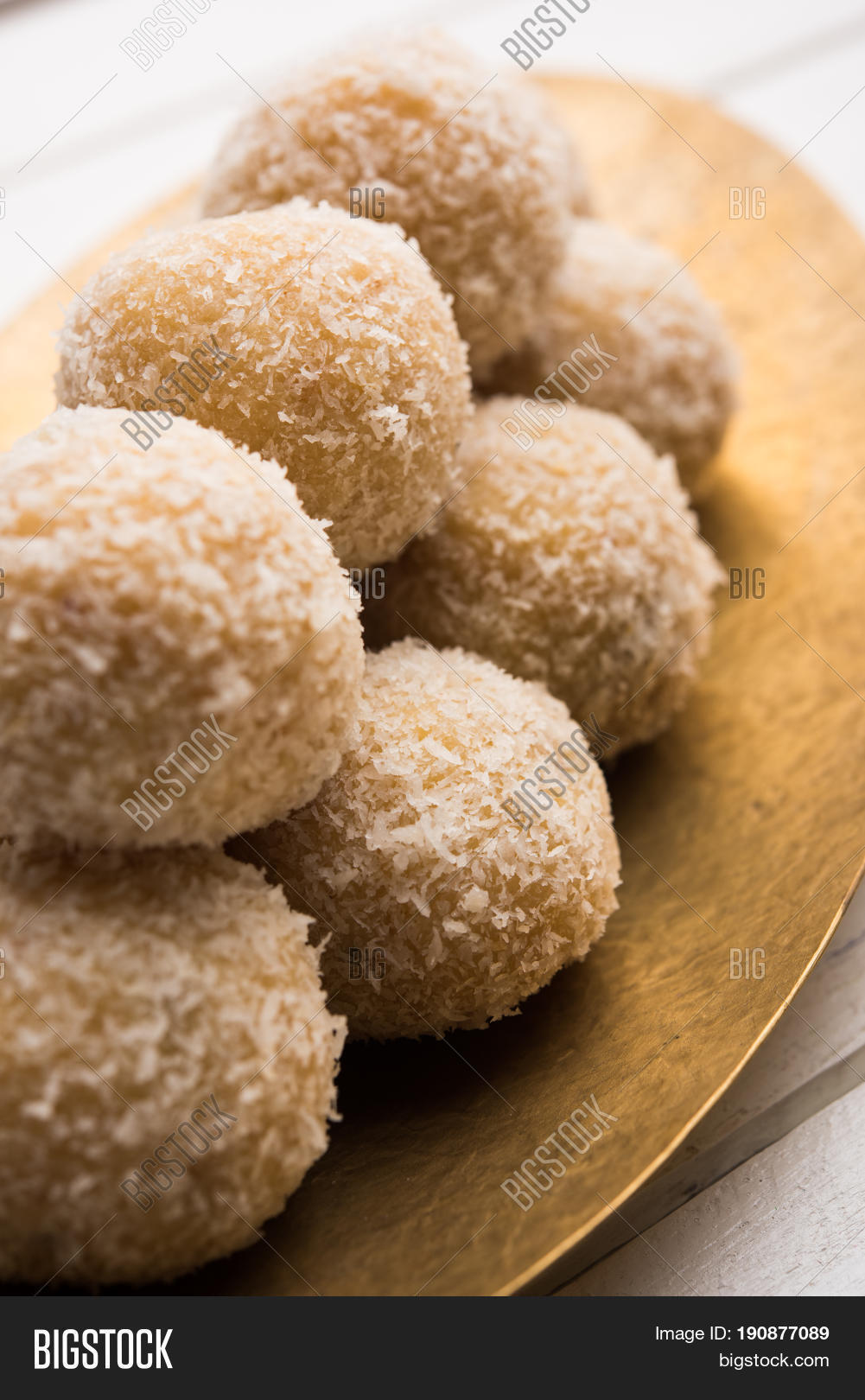 Homemade Coconut Ladoo Image & Photo (Free Trial) | Bigstock