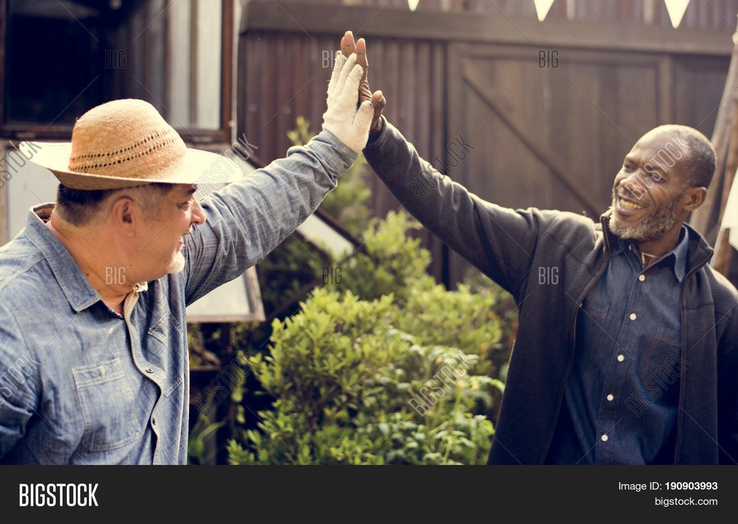 Group People High Five Image & Photo (Free Trial) | Bigstock