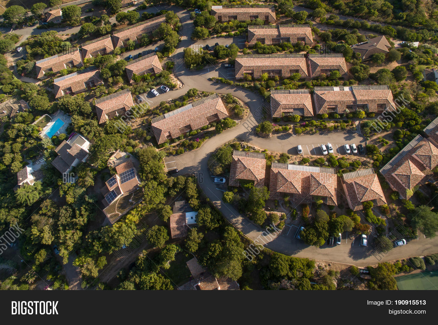 Aerial View Affluent Image & Photo (Free Trial) | Bigstock