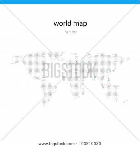 World Map Points. Vector & Photo (Free Trial) | Bigstock