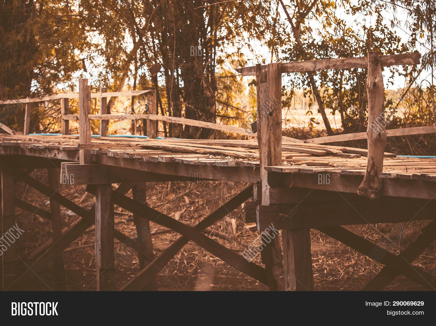 Old Wooden Bridge, Image & Photo (Free Trial) | Bigstock