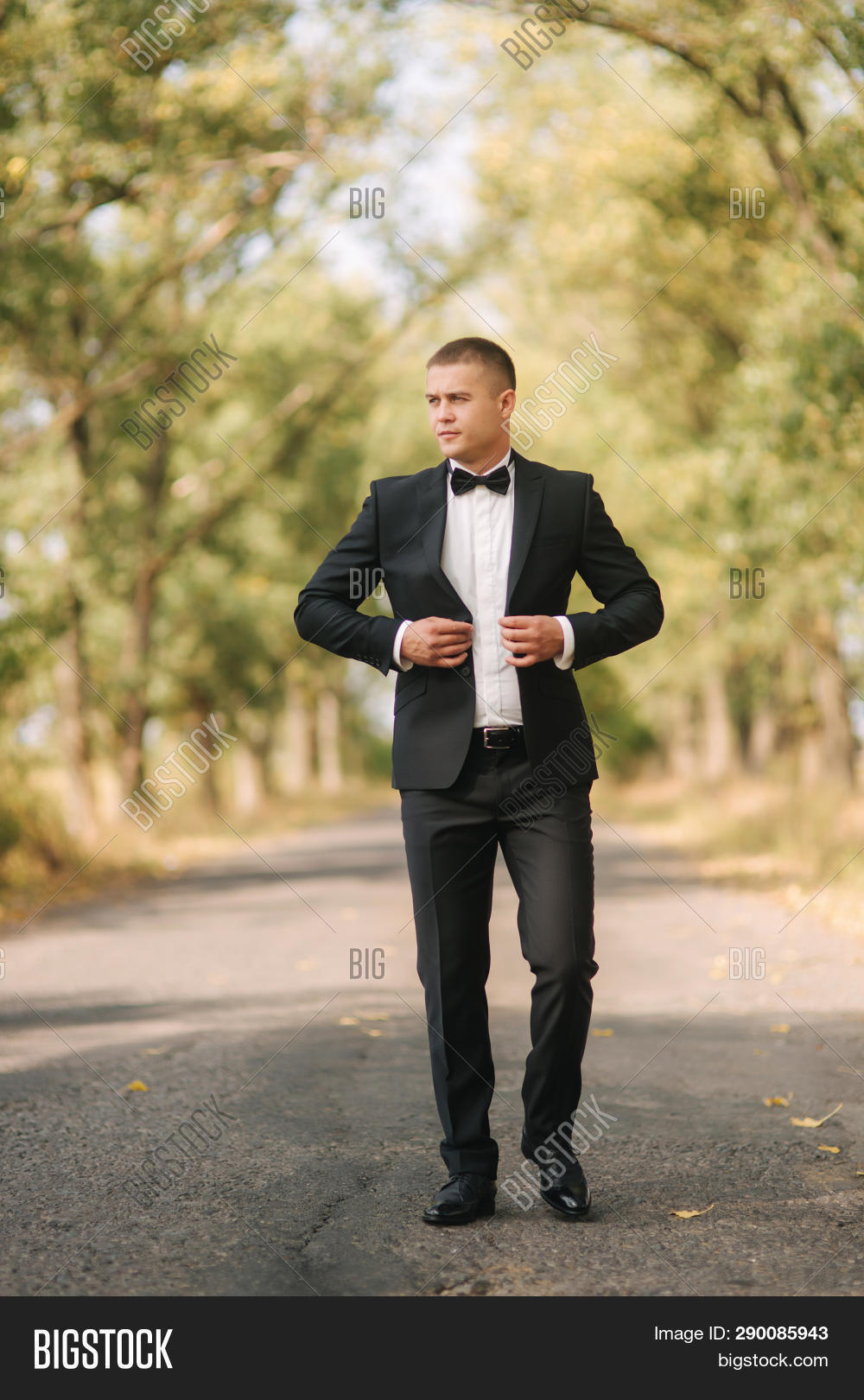 Young Man Walking Park Image & Photo (Free Trial) | Bigstock