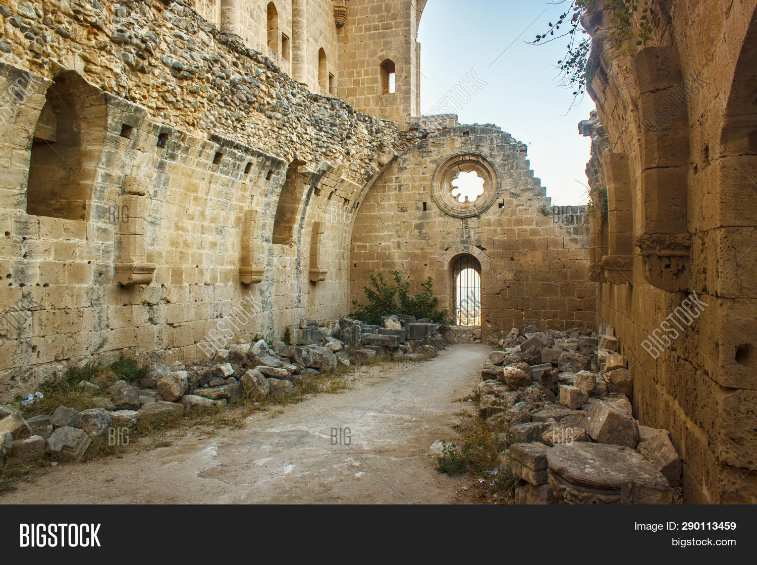 Ruins Abbey Bellapais Image & Photo (Free Trial) | Bigstock