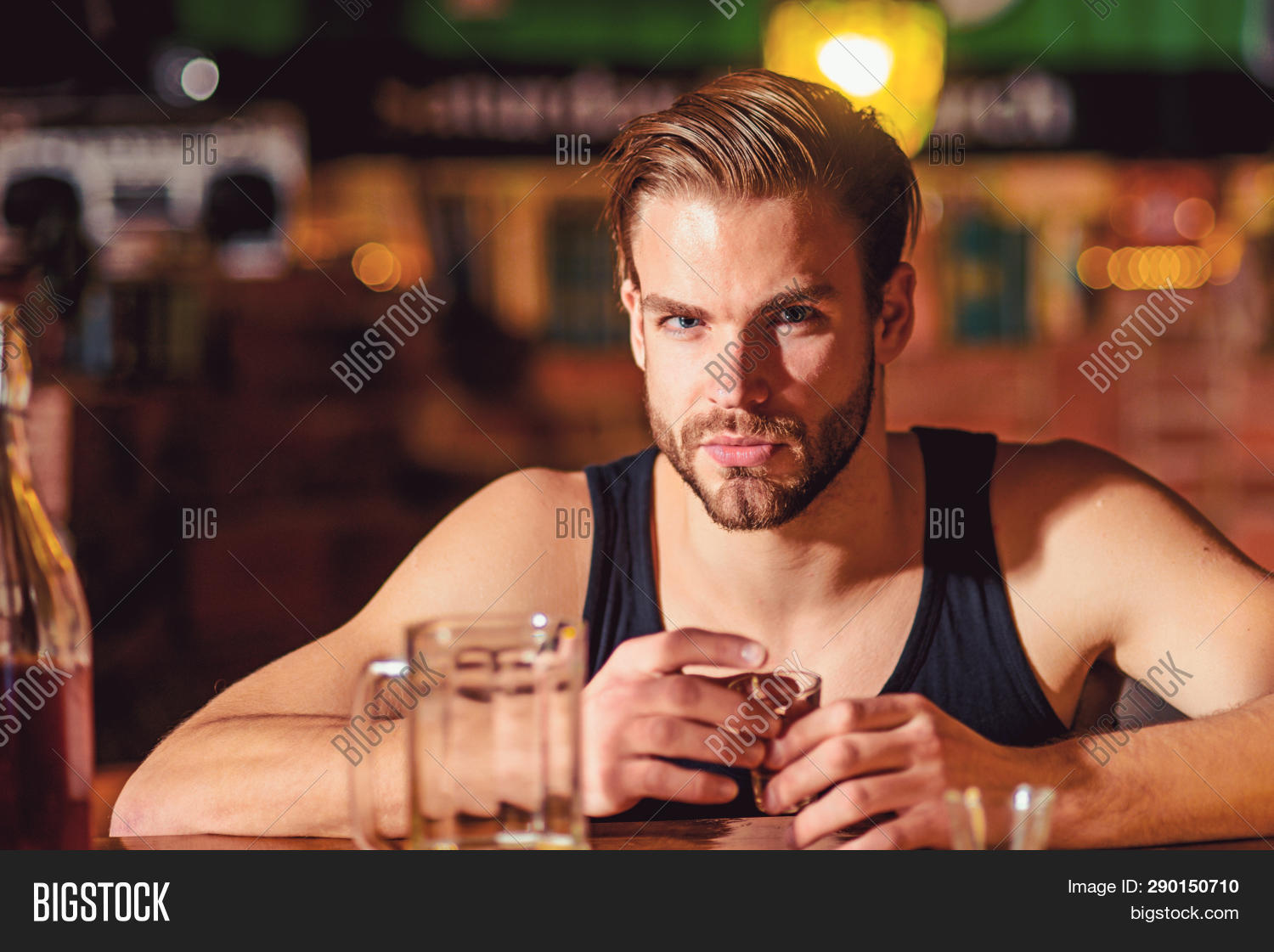 Grabbing Drink After Image & Photo (Free Trial) | Bigstock