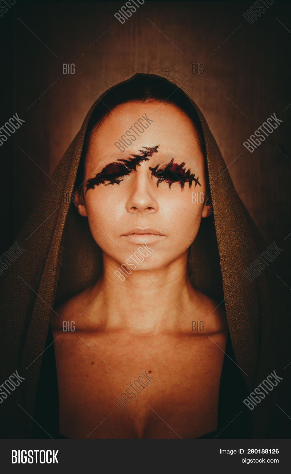 Scary Portrait Young Image & Photo (Free Trial) | Bigstock