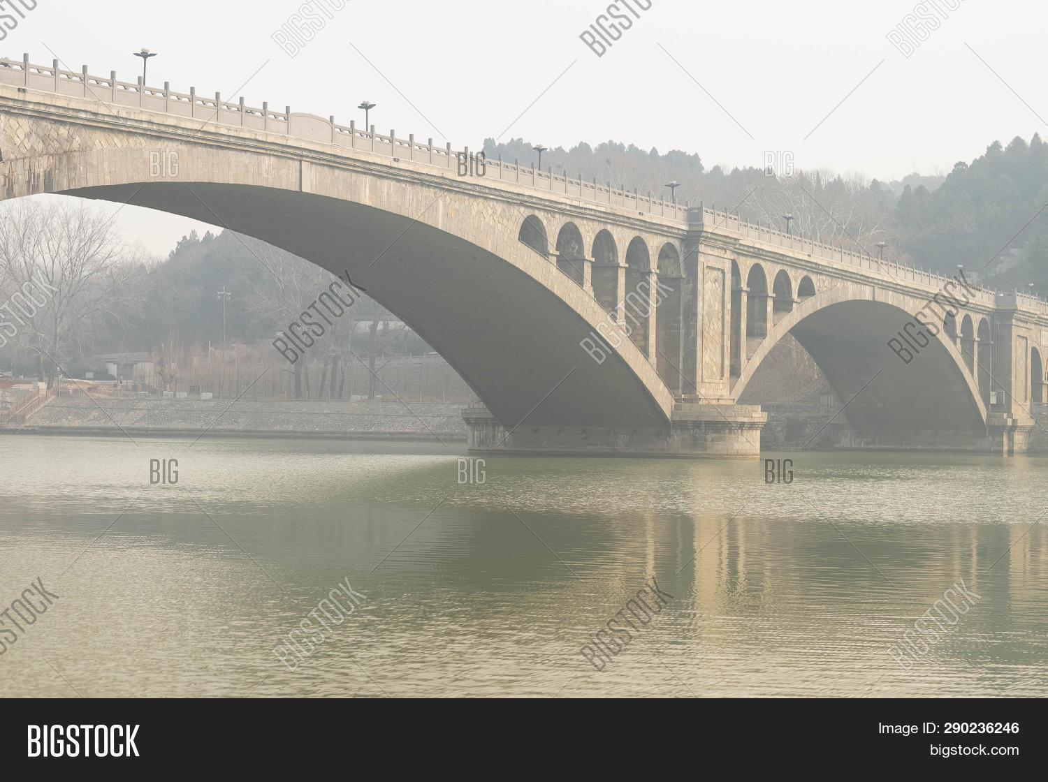 Walk Way Along Bridge Image & Photo (Free Trial) | Bigstock