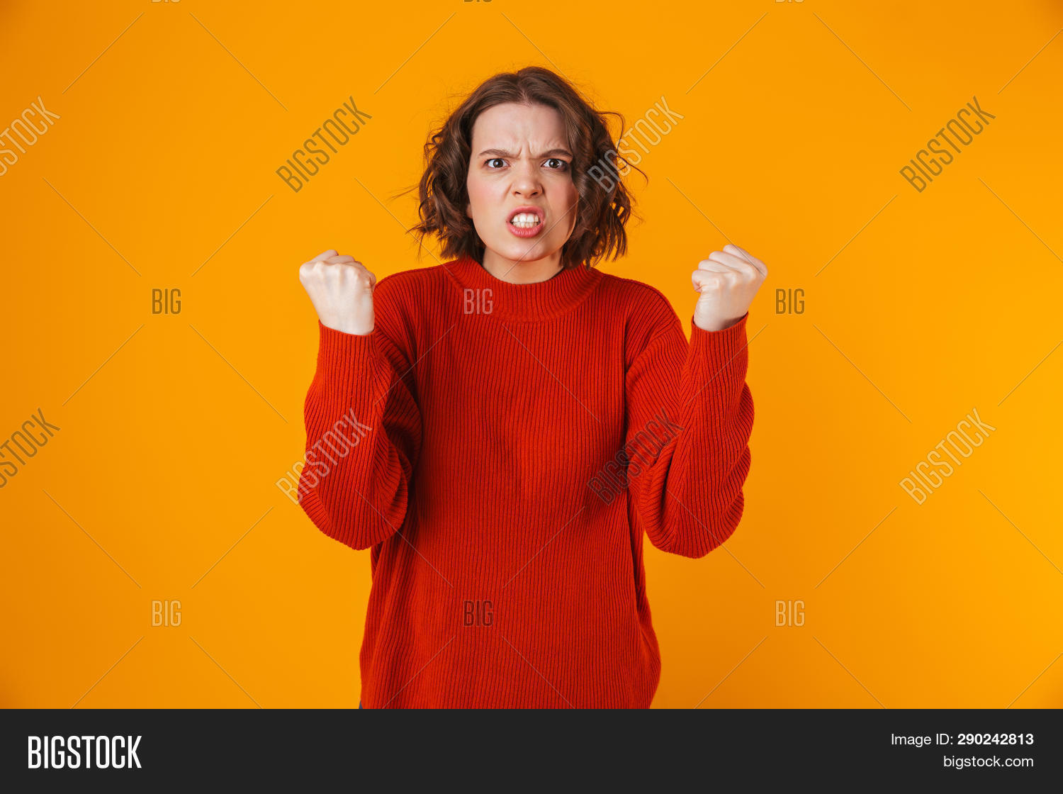 Portrait Uptight Woman Image & Photo (Free Trial) | Bigstock