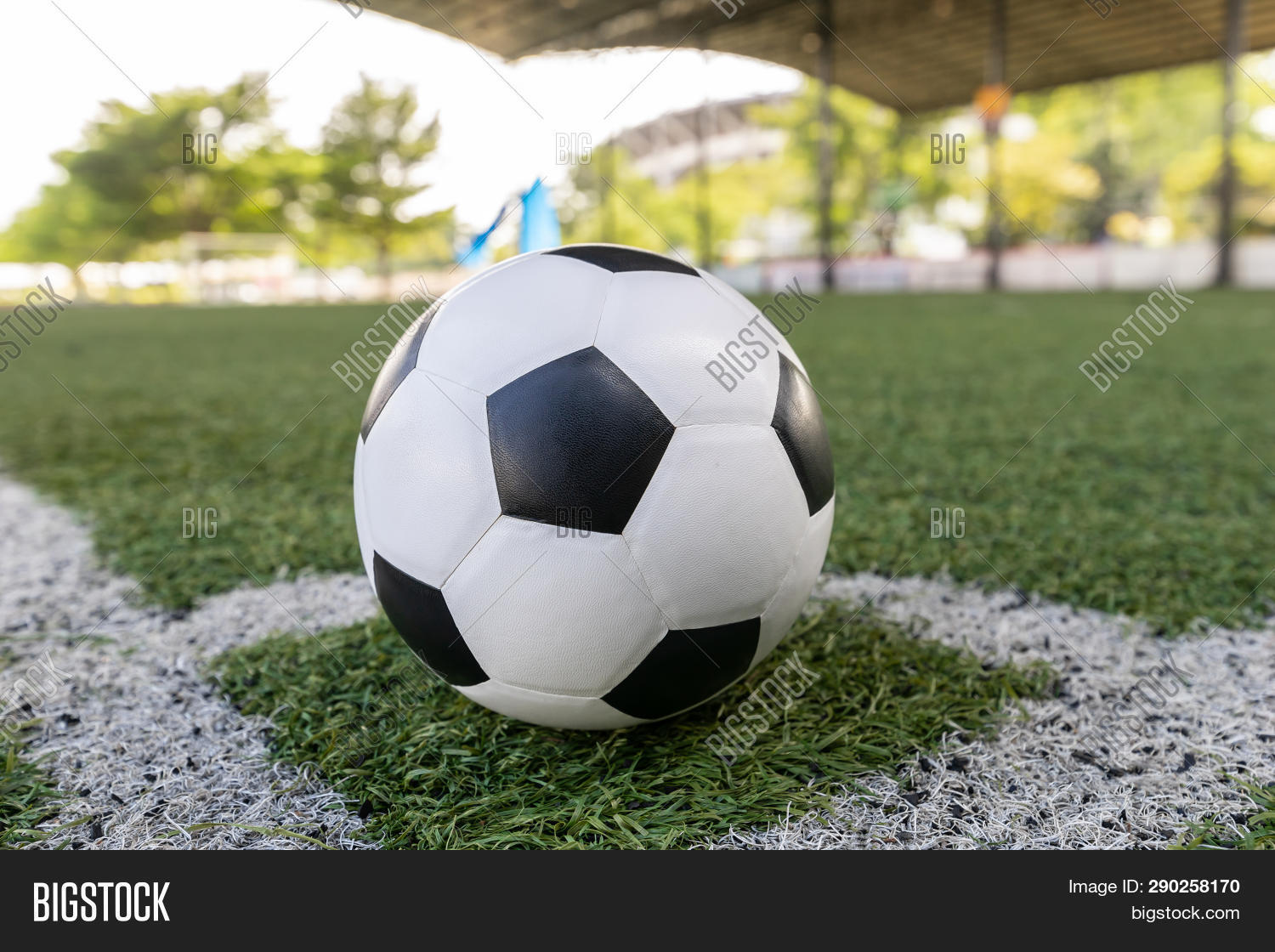 Soccer Corner Kick Field