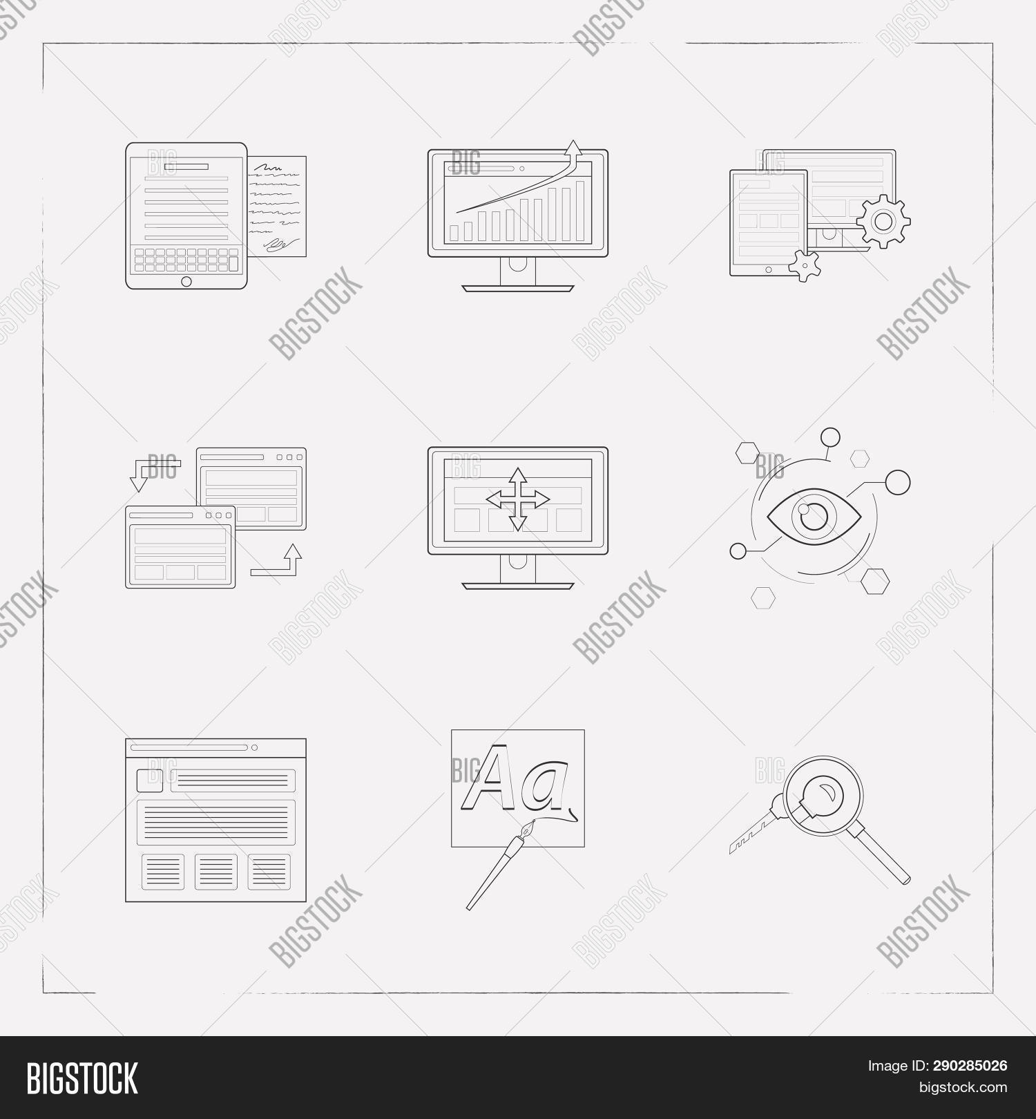 Set Webdesign Icons Image & Photo (Free Trial) | Bigstock