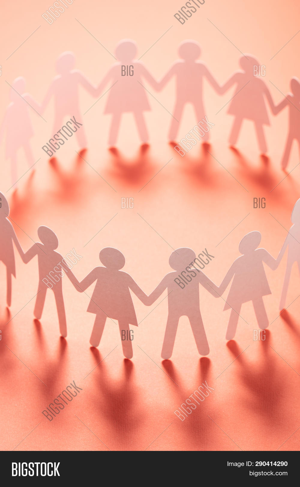 Circle Paper People Image & Photo (Free Trial) | Bigstock