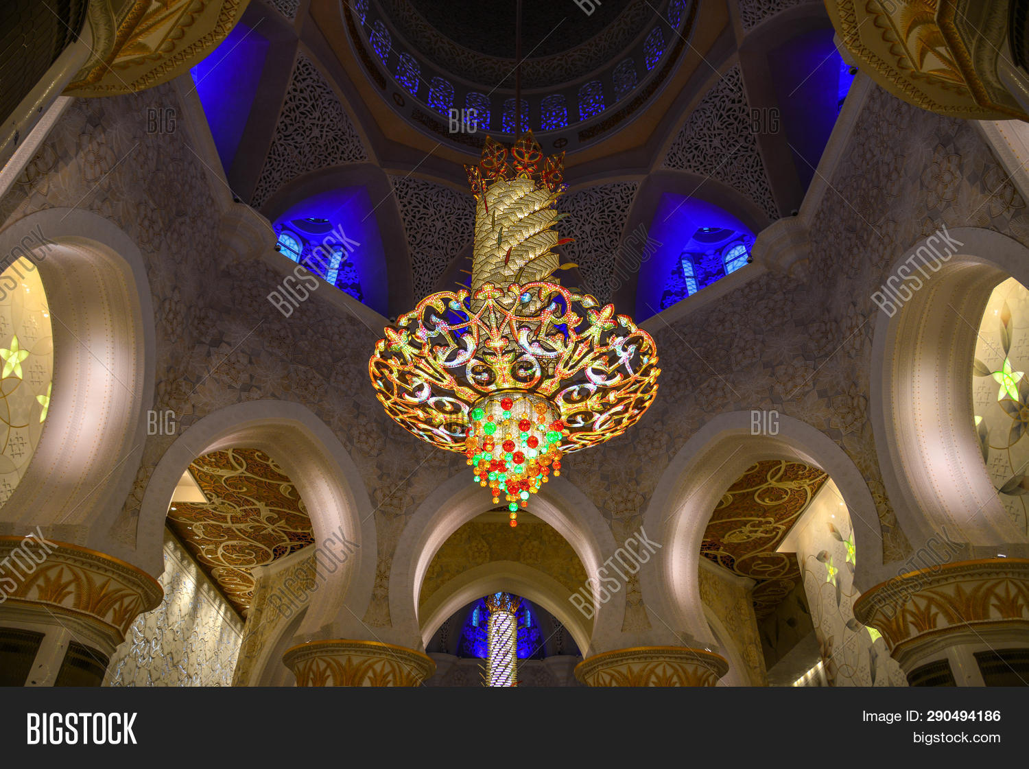 Interior Grand Mosque Image & Photo (Free Trial) | Bigstock