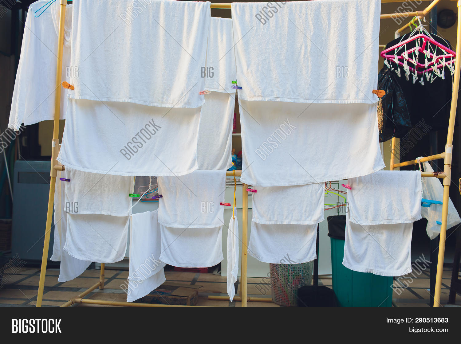 Drying Clothes Unusual Image & Photo (Free Trial) | Bigstock
