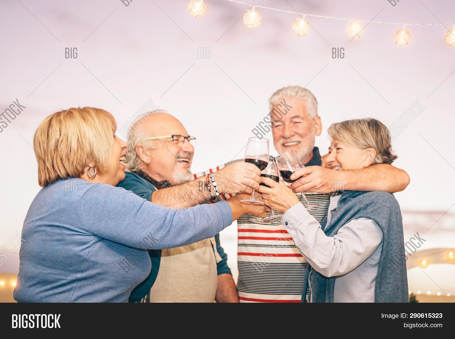 Happy Senior Friends Image & Photo (Free Trial) | Bigstock