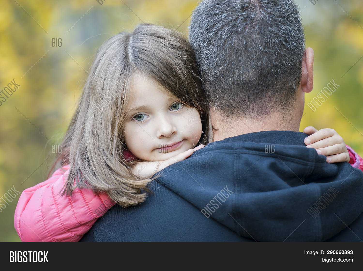 Father And Daughter Hugging