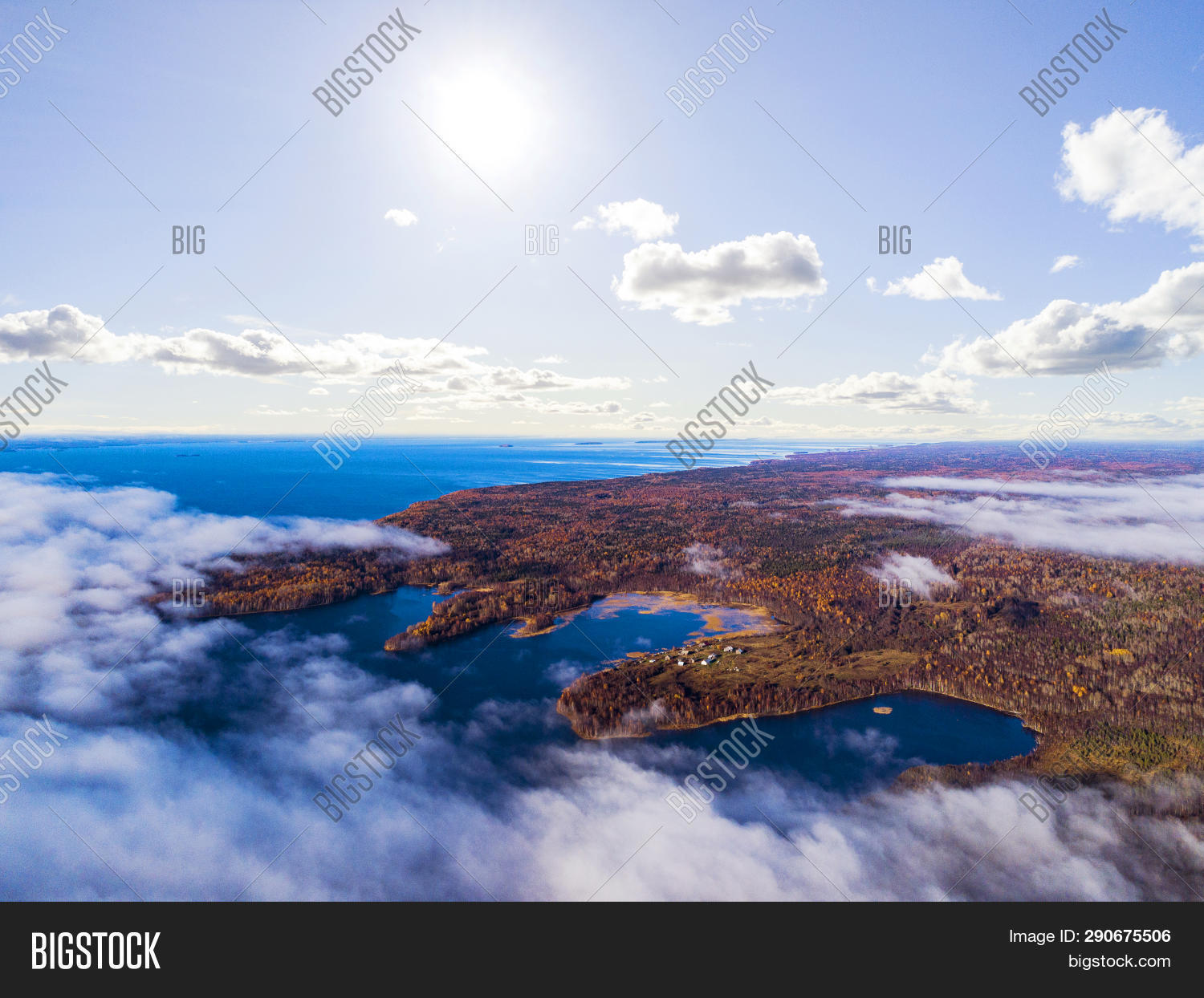 Aerial View Seashore Image & Photo (Free Trial) | Bigstock
