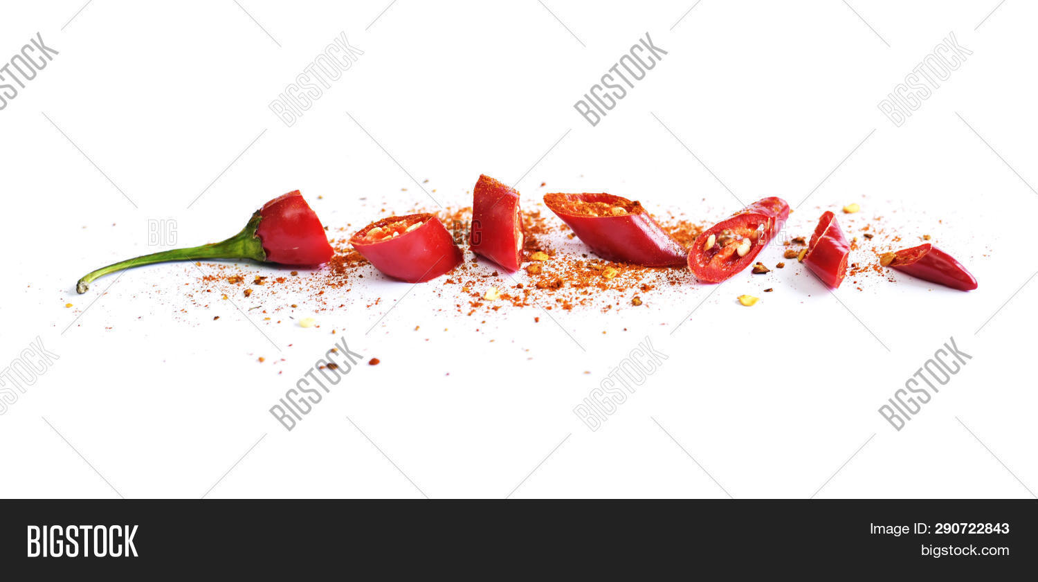 Red Chili Pepper, Cut Image & Photo (Free Trial) | Bigstock