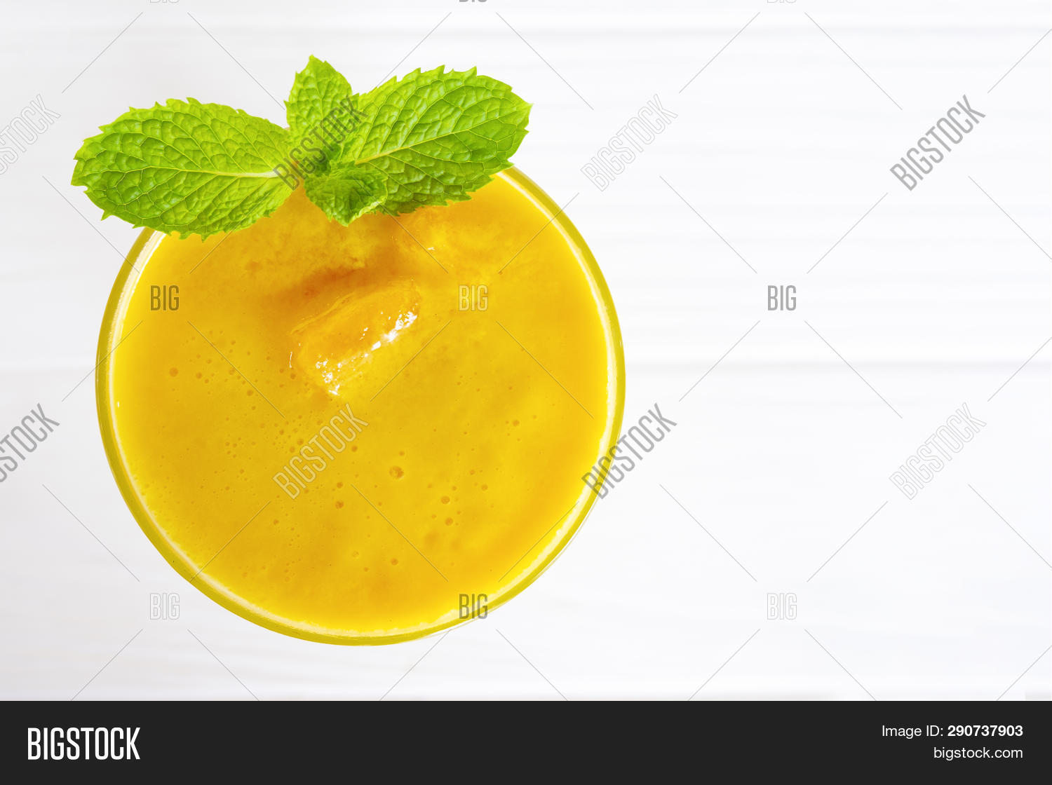 Mango Smoothies Yellow Image & Photo (Free Trial) | Bigstock
