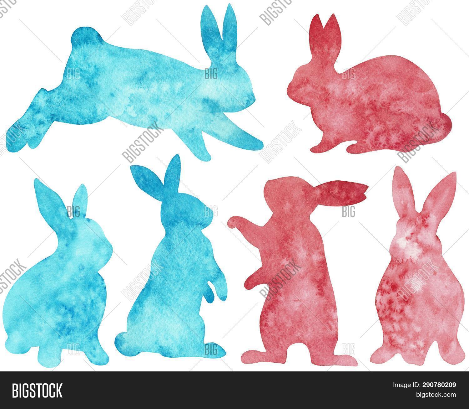 Silhouette Pink Blue Image & Photo (Free Trial) | Bigstock