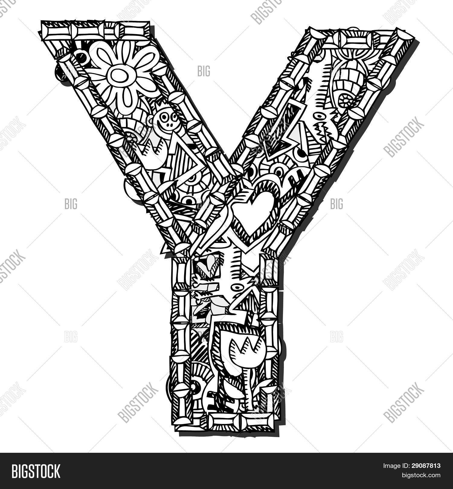 Childlike Doodle ABC, Image & Photo (Free Trial) | Bigstock