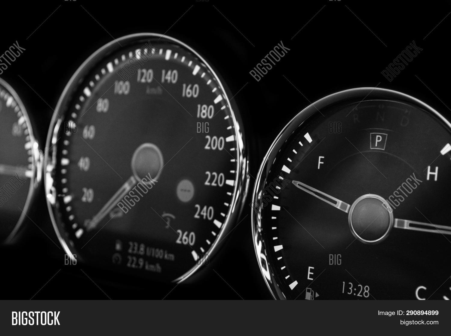 Close Shot Speedometer Image & Photo (Free Trial) | Bigstock