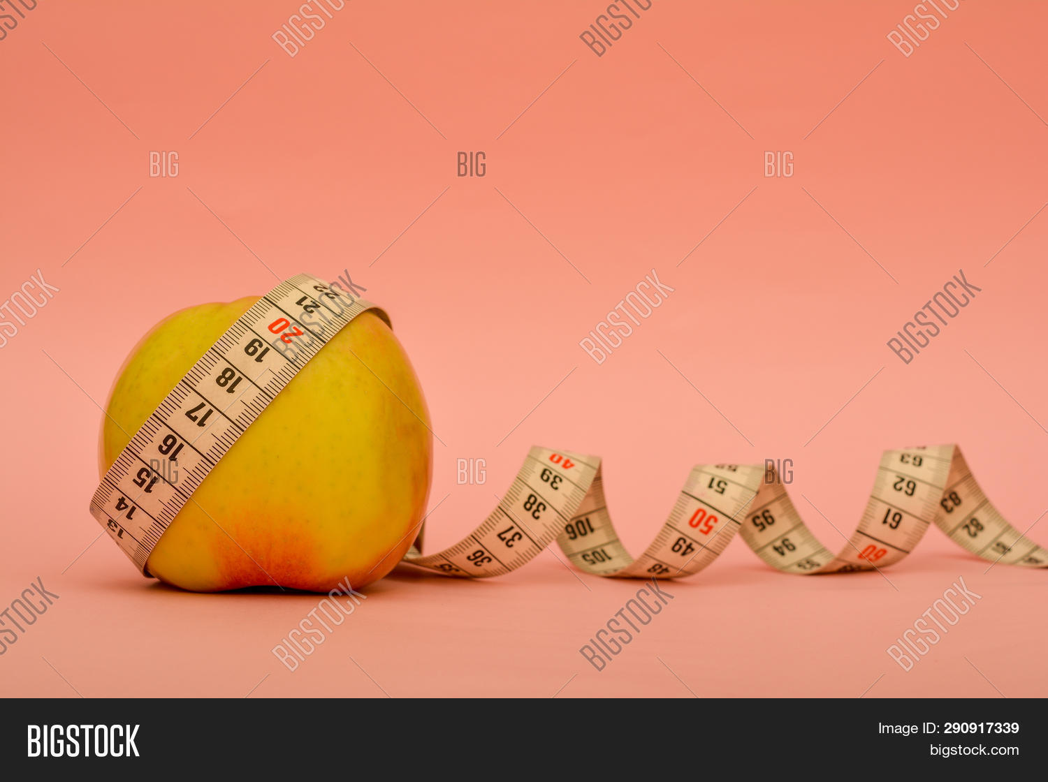 Apple Measuring Tape. Image & Photo (Free Trial) | Bigstock
