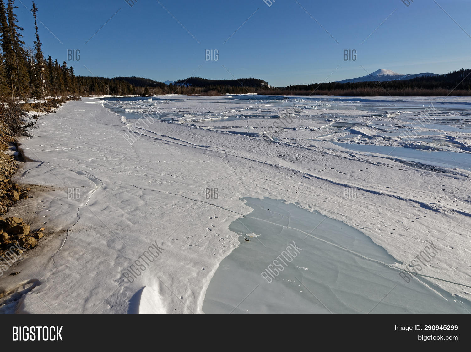 Yukon River Winter Image & Photo (Free Trial) | Bigstock