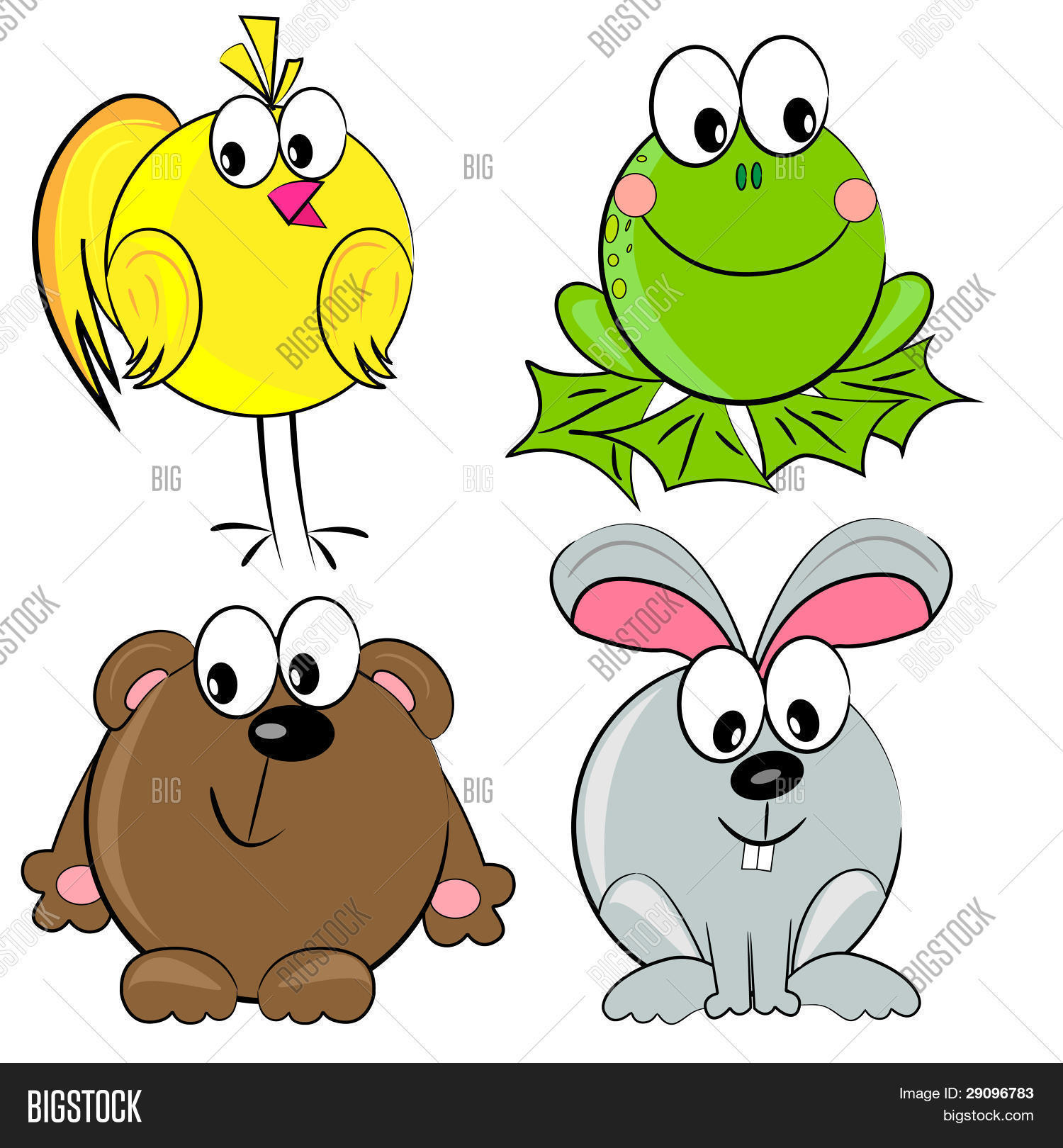 Cartoon Animal Set. Vector & Photo (Free Trial) | Bigstock