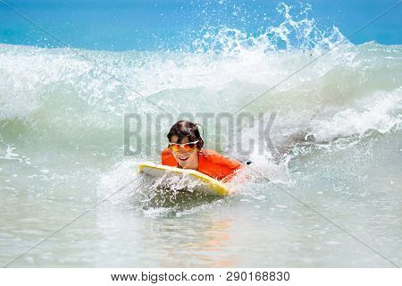 Child Surfing On Image & Photo (Free Trial) | Bigstock