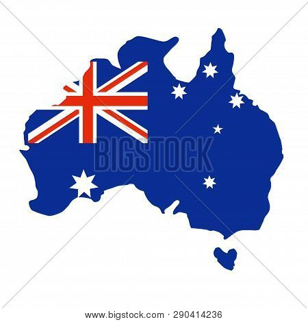 Map Australia Shape Vector & Photo (Free Trial) | Bigstock