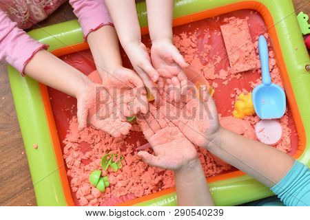 Children Play Pink Image & Photo (Free Trial) | Bigstock