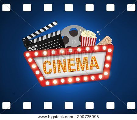 Cinema Poster Design Vector & Photo (Free Trial) | Bigstock