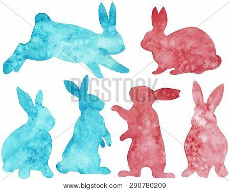 Silhouette Pink Blue Image & Photo (Free Trial) | Bigstock