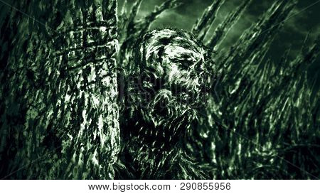 Monster Behind Wall Image & Photo (Free Trial) | Bigstock